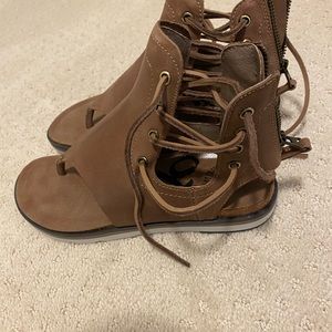 Sundance | Shoes | Sundance Lace Up Leather Sandals | Poshmark